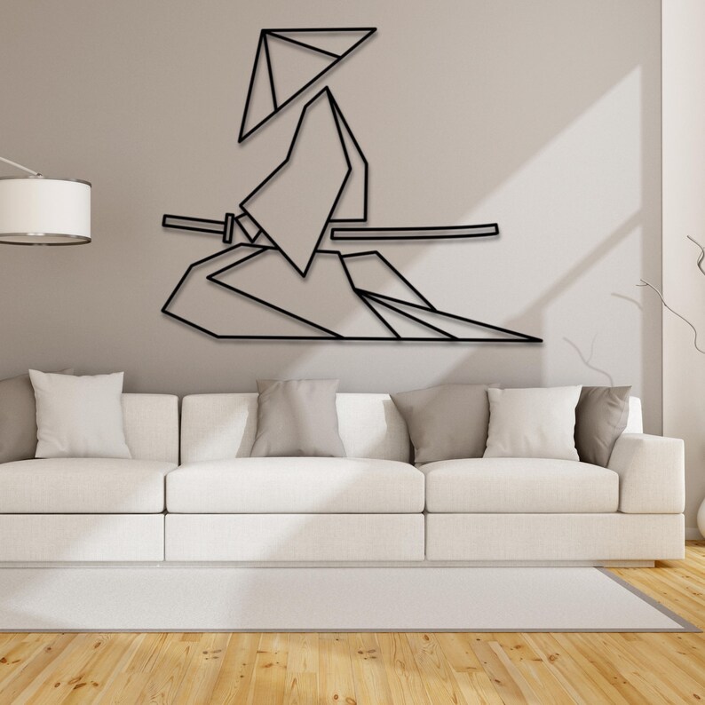 Samurai DXF, AI, EPS, Svg, Png Files | Samurai Wall Art | Cut File for ...