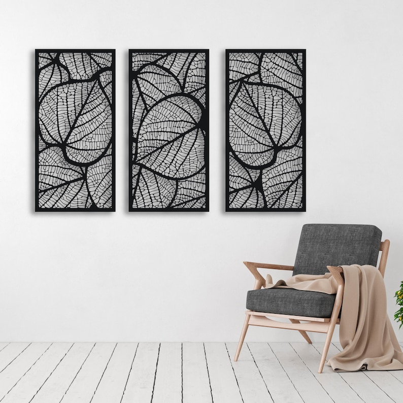 Tree Leaf DXF, AI, EPS, Svg, Png Files | Wall Art | Cut File for Cnc ...