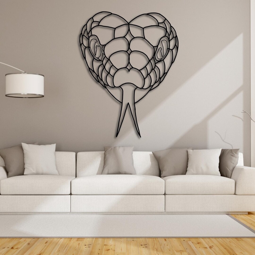 Snake Art, Dxf, Svg, Stl, Png Files, Snake Wall Art, Gotik Decor, Cut ...