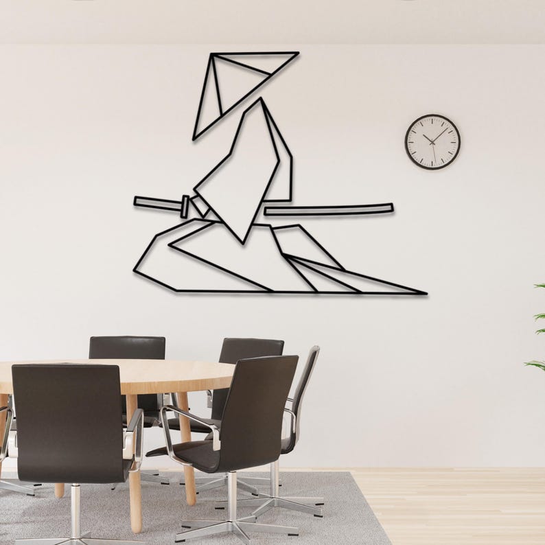 Samurai DXF, AI, EPS, Svg, Png Files | Samurai Wall Art | Cut File for ...