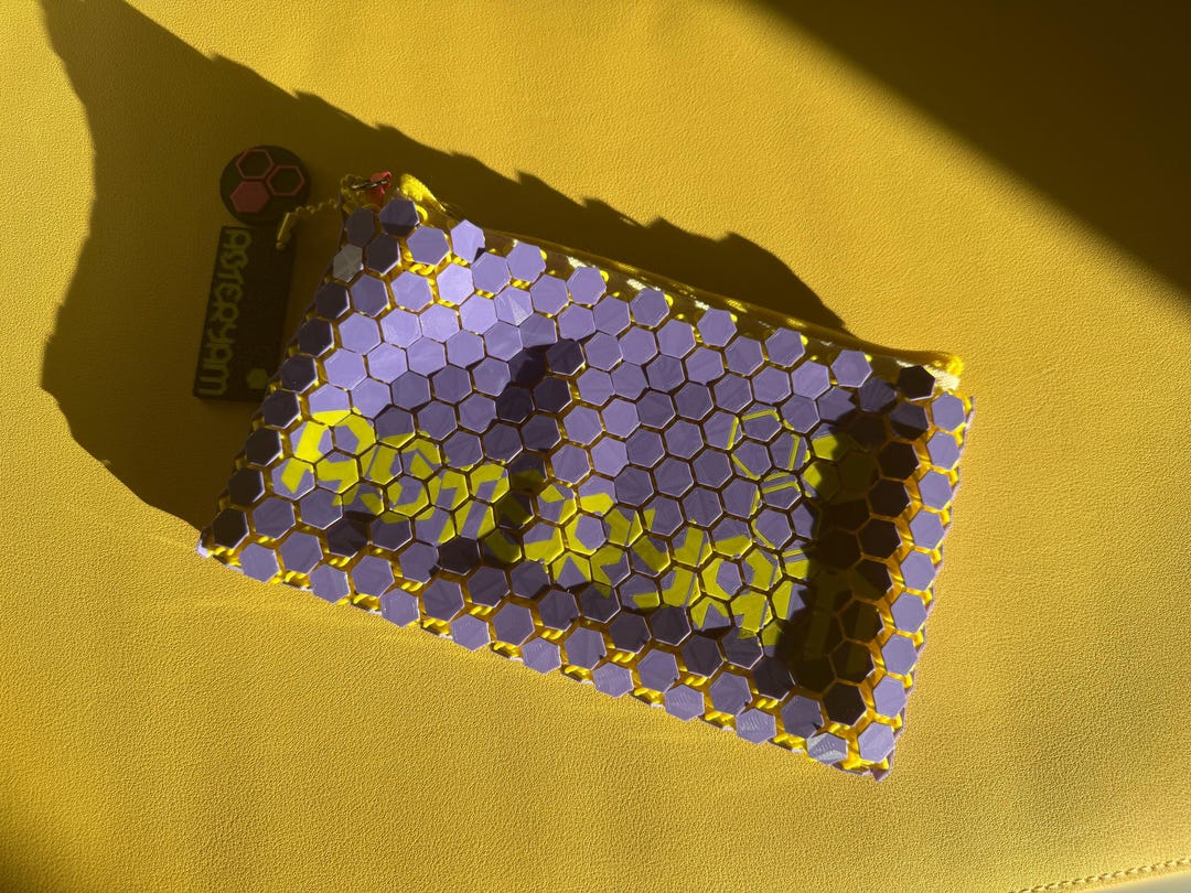 3D Printed Chainmail Pattern Pencil Pouch/cosmetic Bag/coin Bag/makeup ...