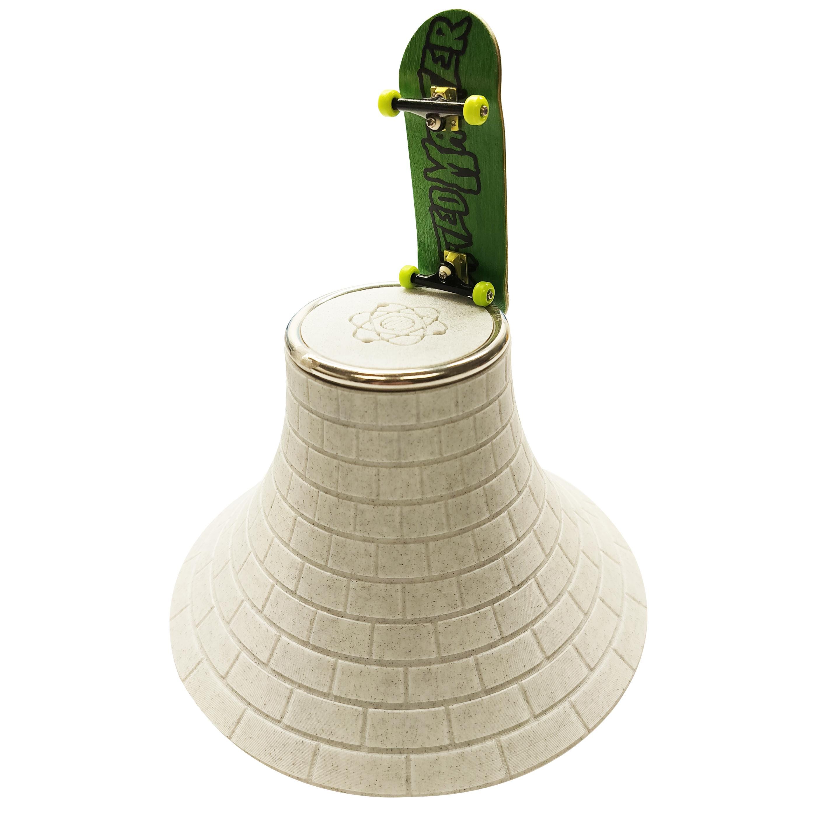 The Volcano 4 Inch Tall Version | Fingerboard Ramp With Stainless Steel ...