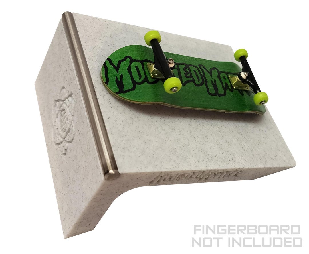 Fingerboard Kicker Ramp W/ Stainless Steel Coping - Etsy