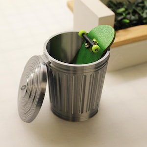 Miniature Trash Can W/ Lid | 3D Printed - Etsy