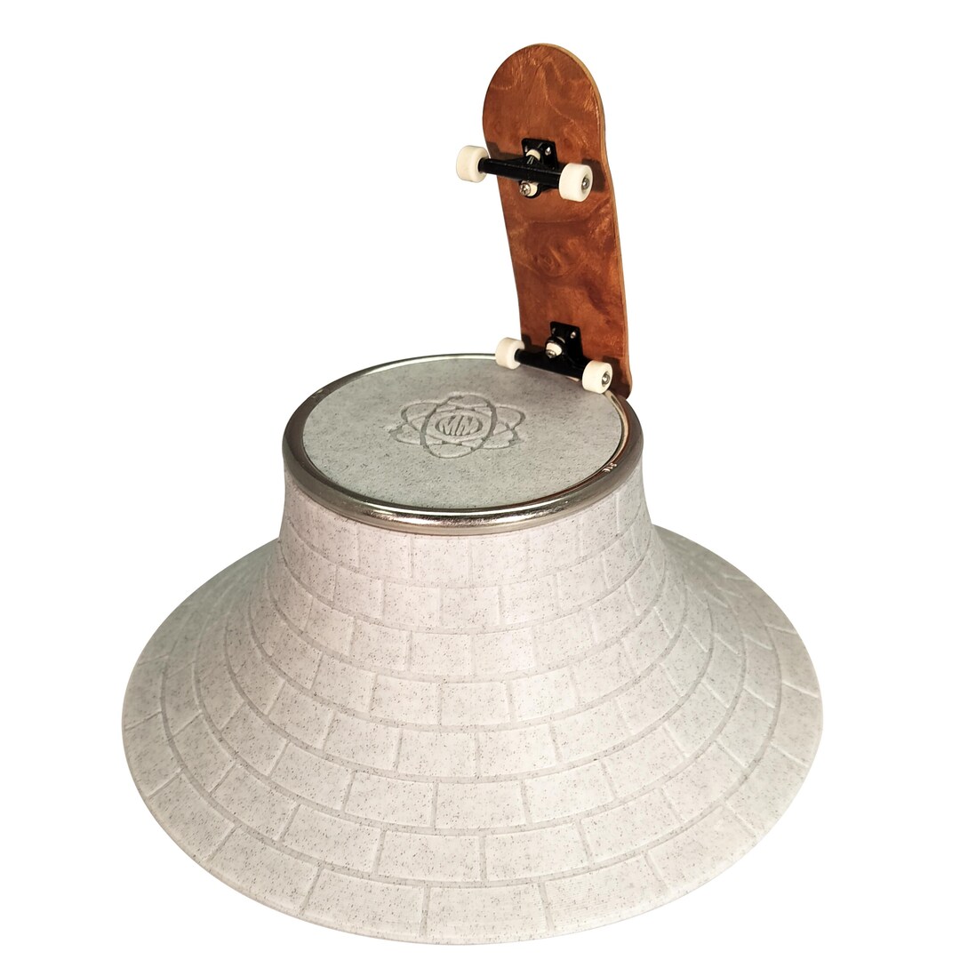 The Volcano 3 Inch Tall Version | Fingerboard Ramp With Stainless Steel ...