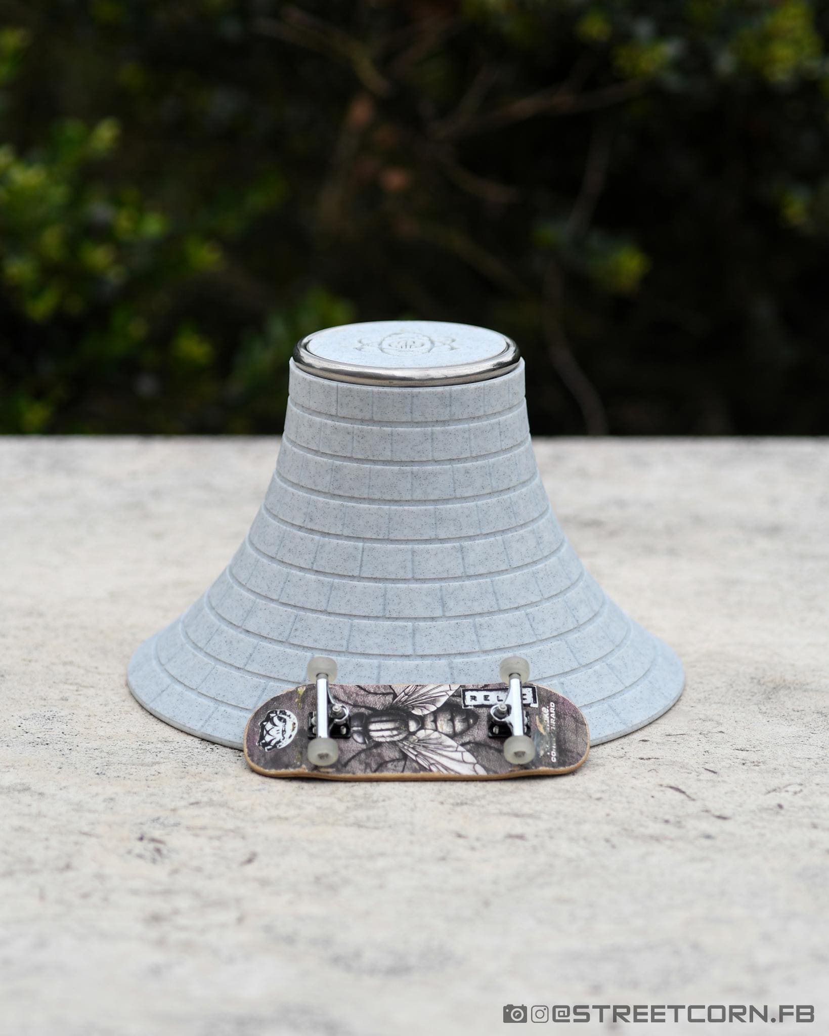 The Volcano 4 Inch Tall Version | Fingerboard Ramp With Stainless Steel ...