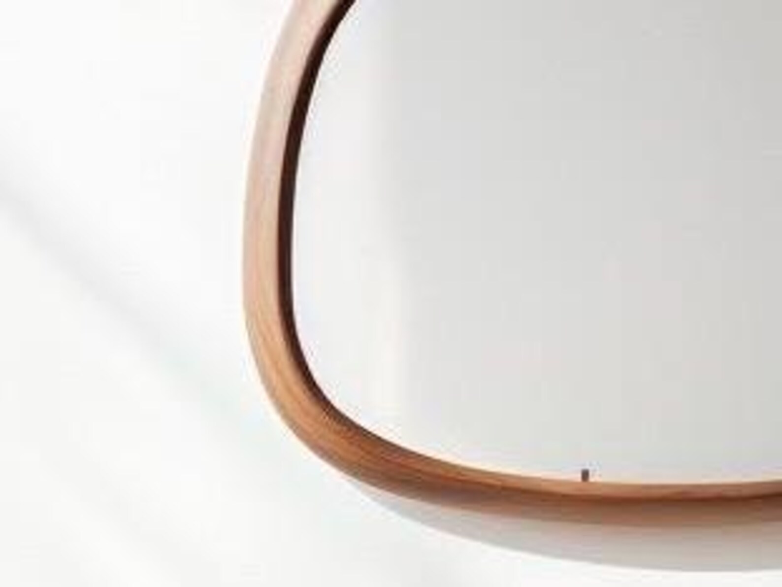 Handmade Real Walnut Wood Framed Asymmetrical and Irregular Modern Home ...