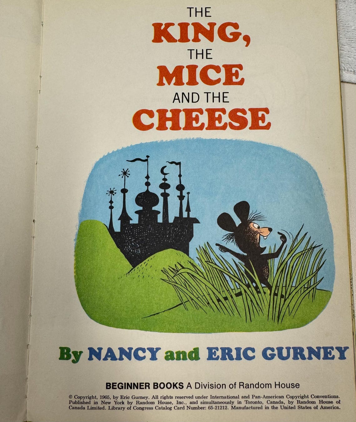 The King the Mice and the Cheese Nancy Eric Gurney Dr Seuss 1965 - Etsy