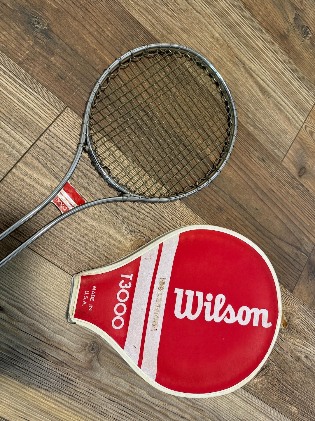 Vintage Wilson T3000 Metal Tennis Racquet 4 5/8 Classic Antique for ...