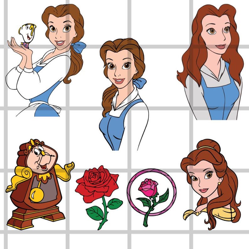 Bella Princess Bundle, Bella SVG Digital File, Cartoon Movie Characters ...