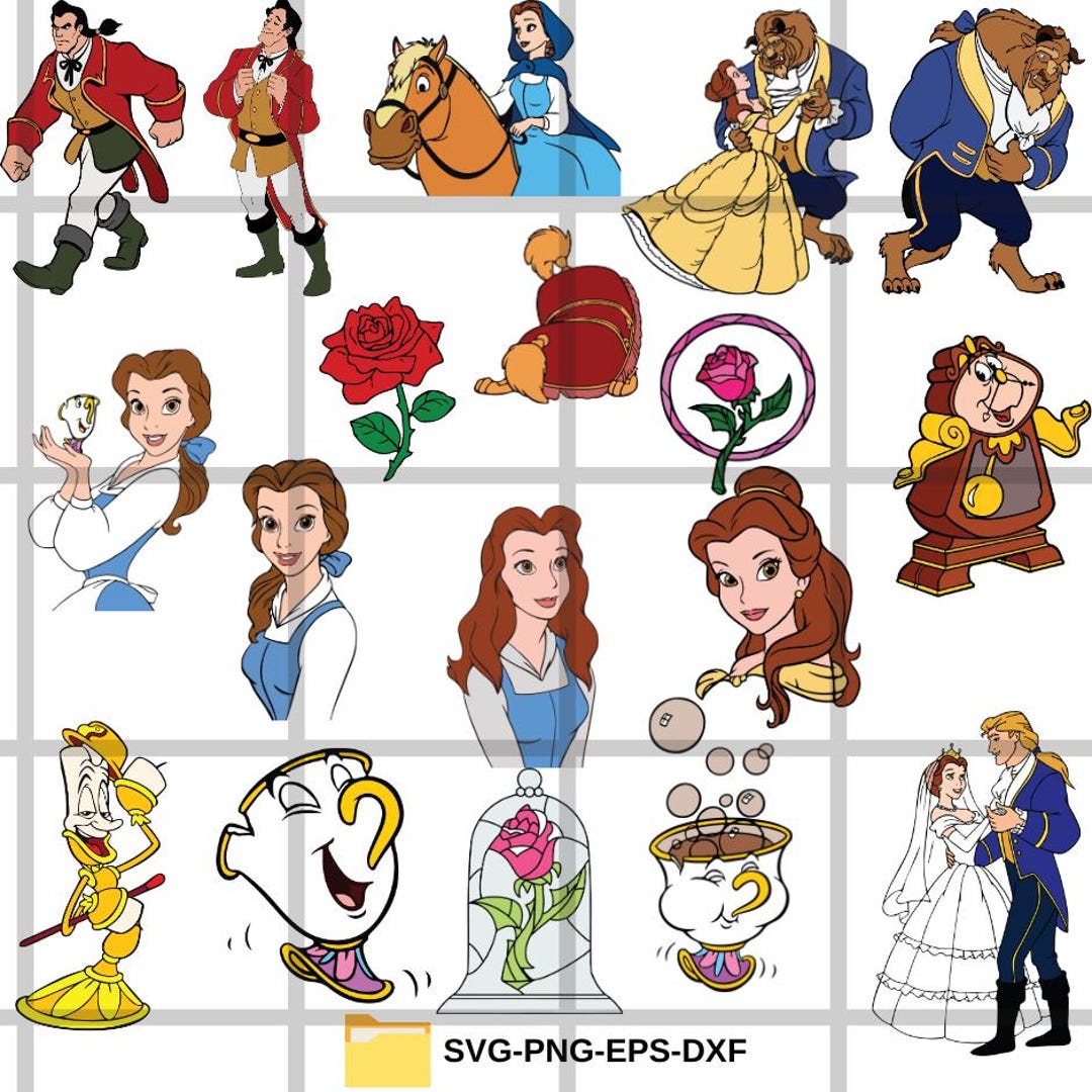 Bella Princess Bundle, Bella SVG Digital File, Cartoon Movie Characters ...