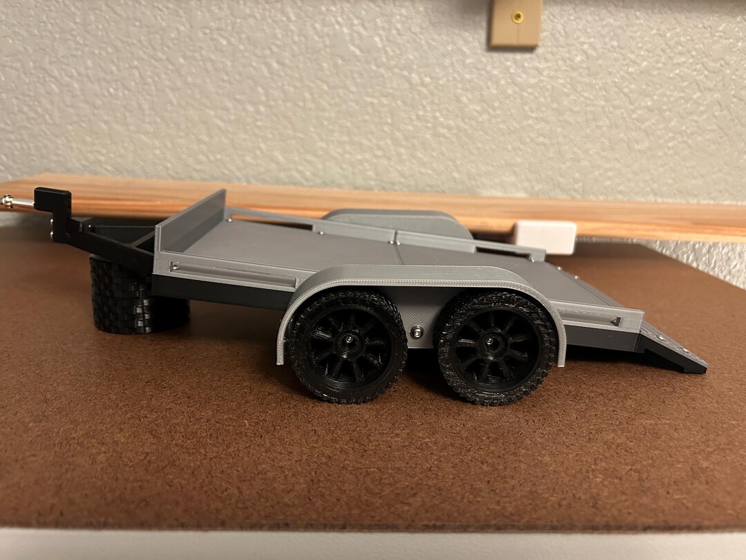 RC Trailer NEW Articulating Axles With Dovetail Rear. Toy Trailer ...