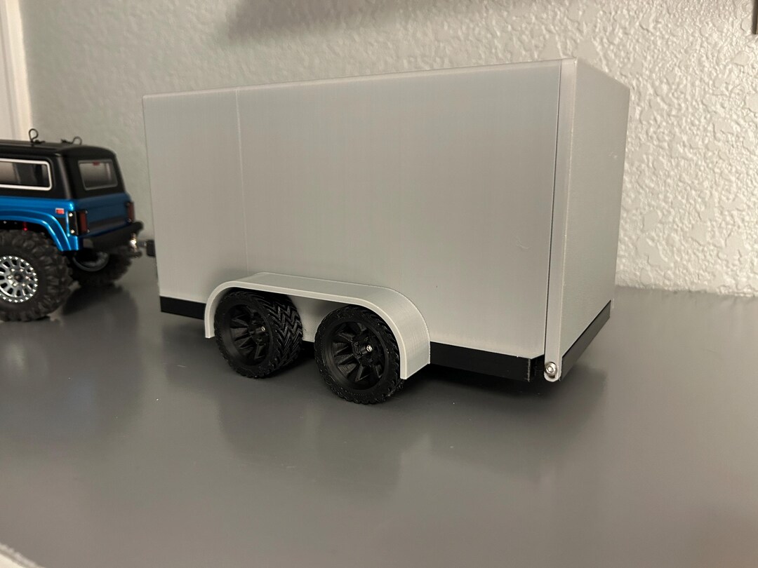 RC Enclosed Trailer, Toy Trailer, Model Trailer, 1/24, 1/18 Scale - Etsy