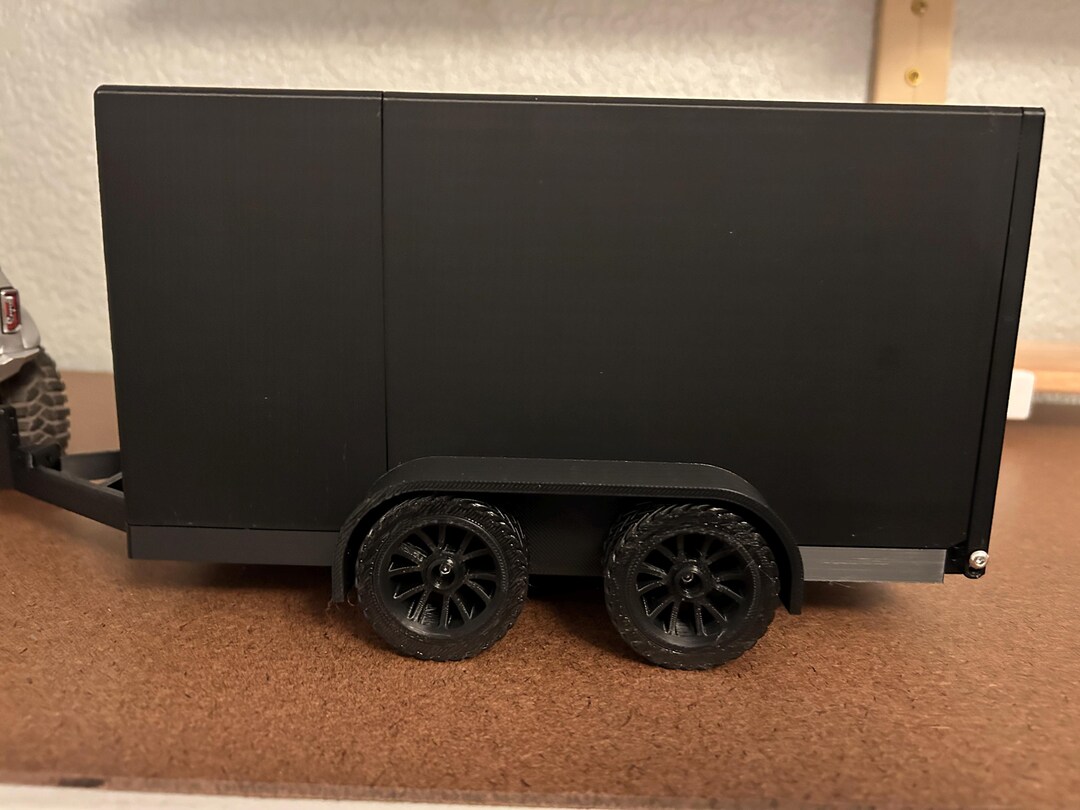 RC Enclosed Trailer, Toy Trailer, Model Trailer, 1/24, 1/18 Scale - Etsy