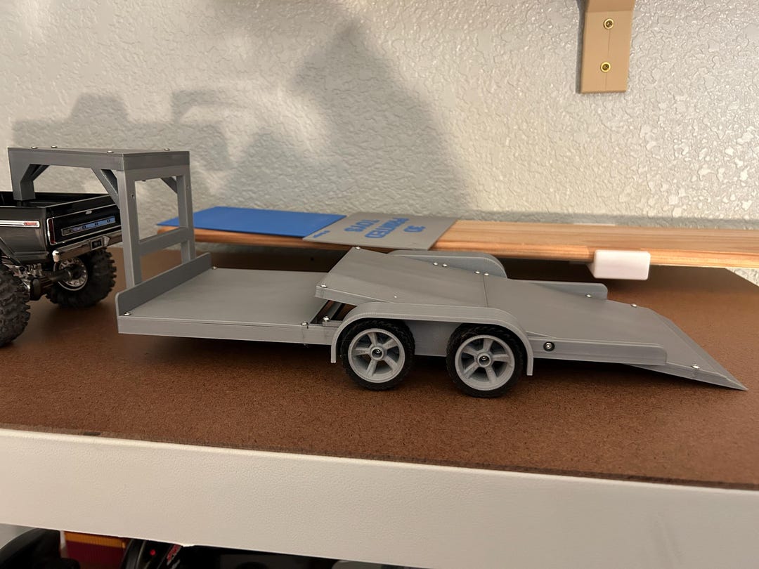 RC Trailer NEW Gooseneck With Tilt Deck Version, Toy Trailer, Model ...