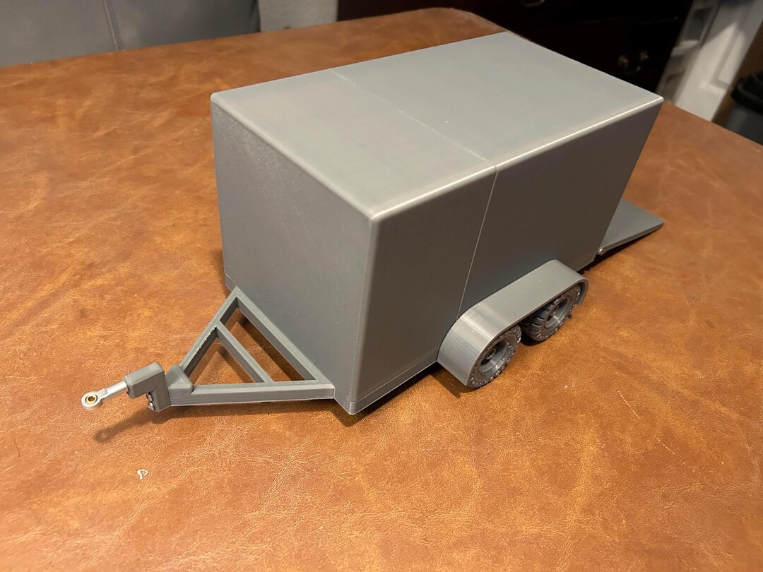 RC Enclosed Trailer, Toy Trailer, Model Trailer, 1/24, 1/18 Scale - Etsy