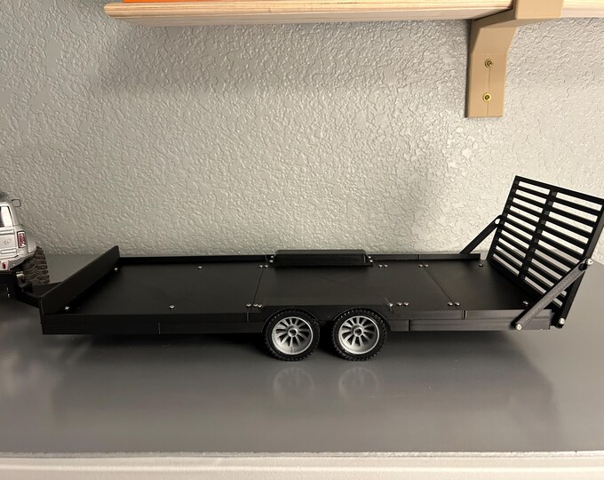 RC Trailer Wide Redesigned Deckover Trailer, Toy Trailer, Model Trailer ...