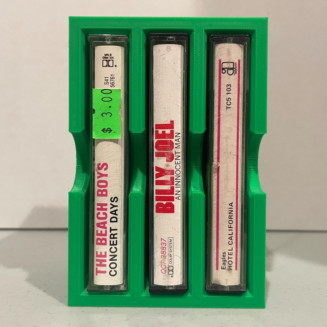 Cassette Tape Storage Shelf, Audio Tape Deck Holder, Storage Rack ...