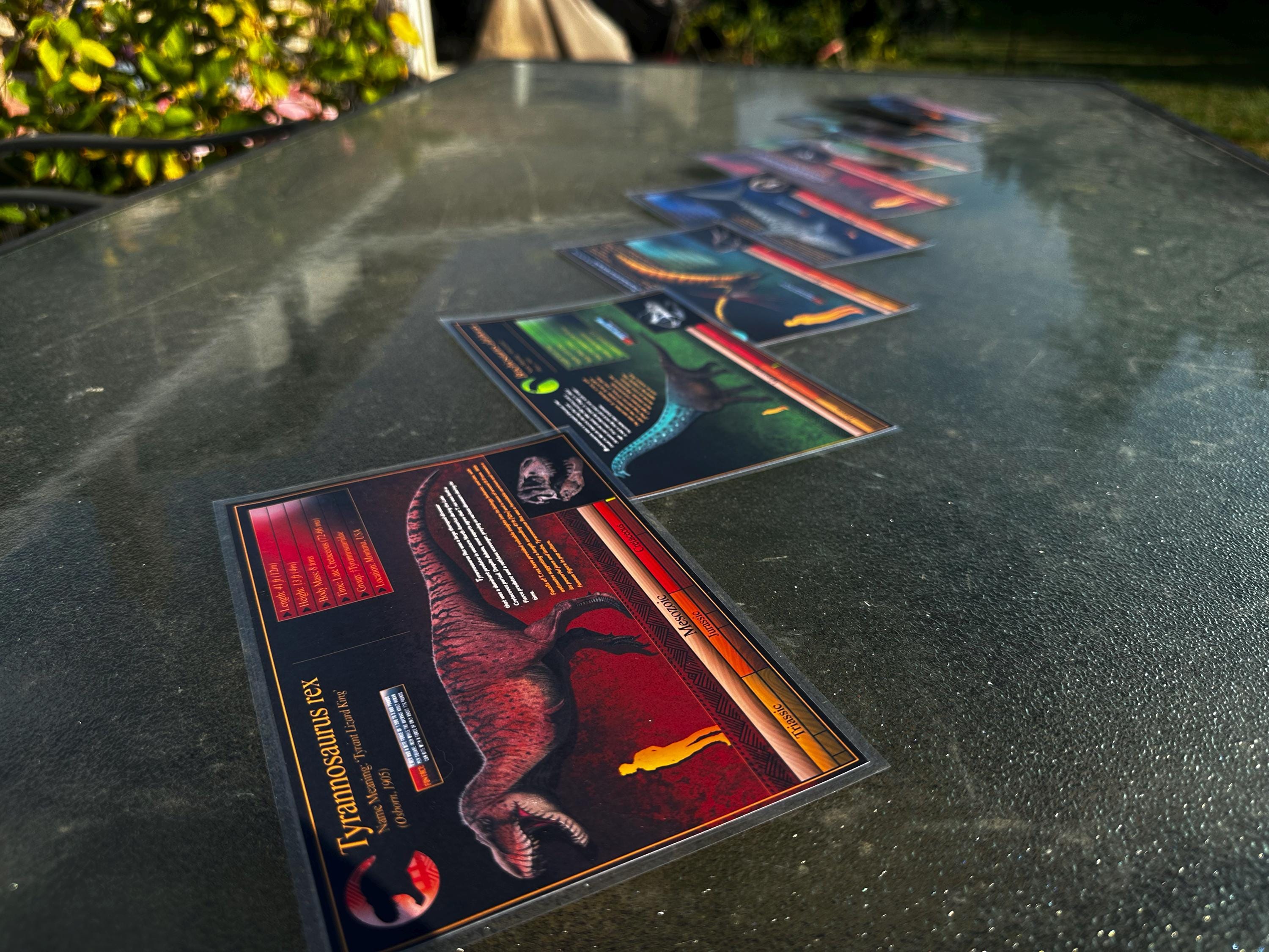 Prehistoric Creature Cards Collection 01 Cards 1-8 - Etsy