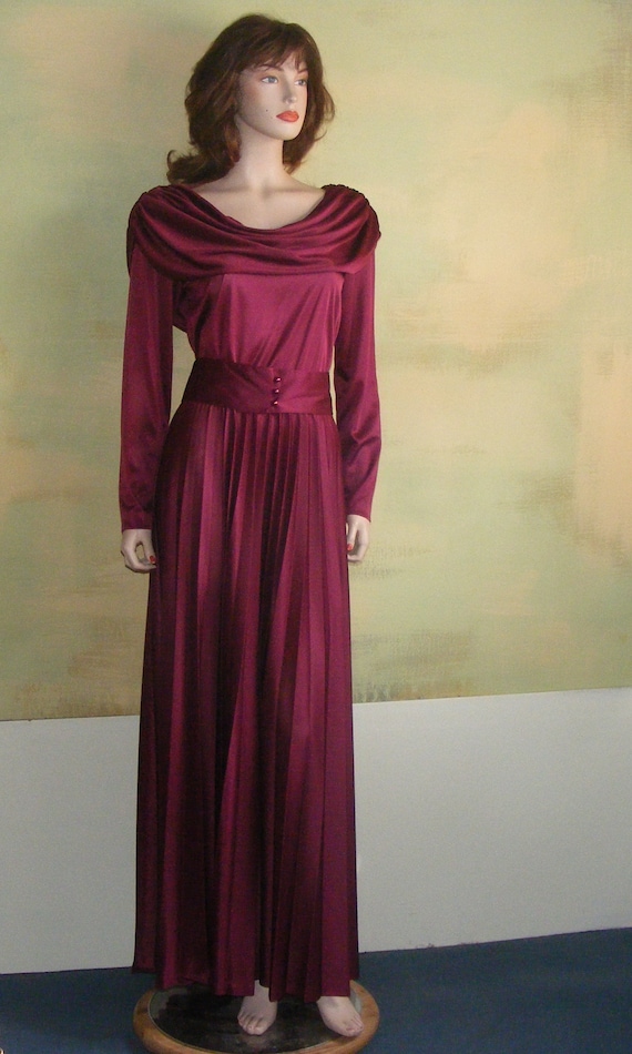 M Vintage Vicky Vaughn Dress Goddess Gown Prom Dress … - Gem