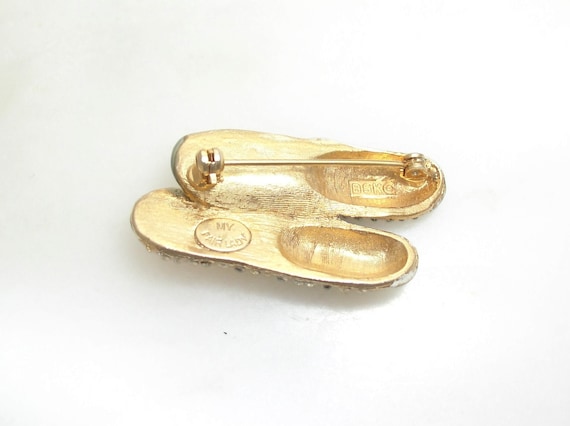 Vintage Enamel and Rhinestone Henry Higgins Slippers … - Gem