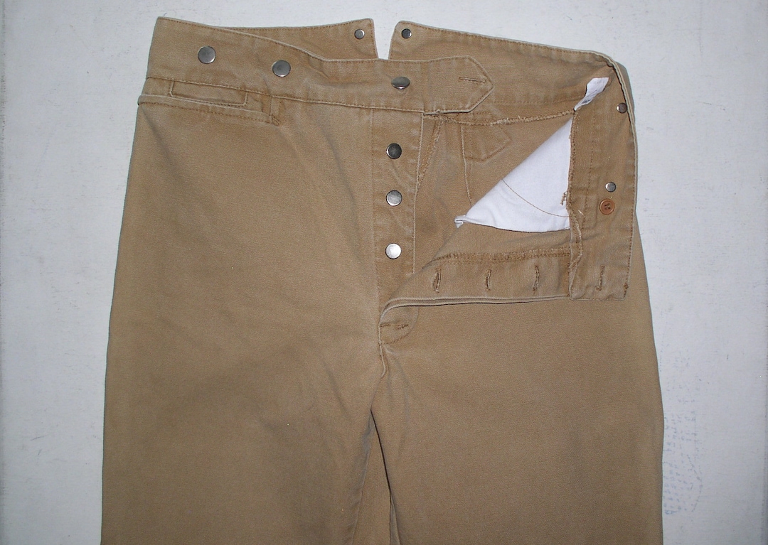 Vintage Scully Canvas Western Pants W34 L35 - Buckle Back Old West ...