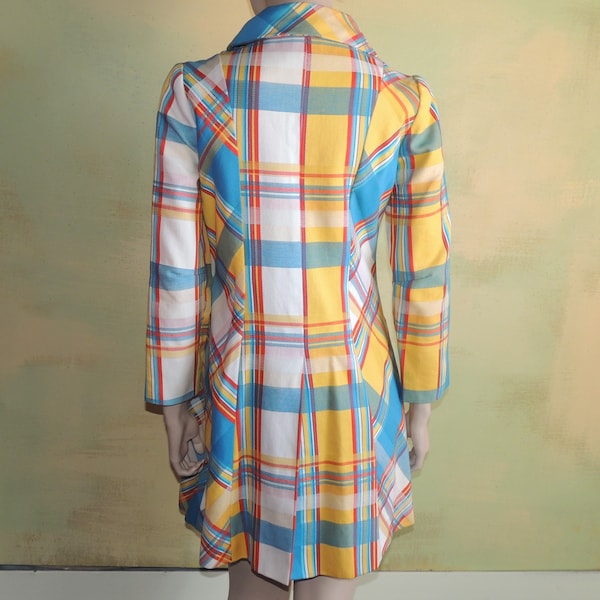 Plaid House Coat - Etsy
