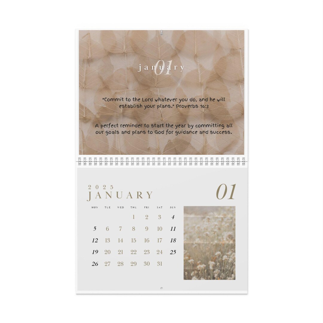 Wall Calendars 2025, Scriptures, Encouragement, Spiritual, Calendars ...