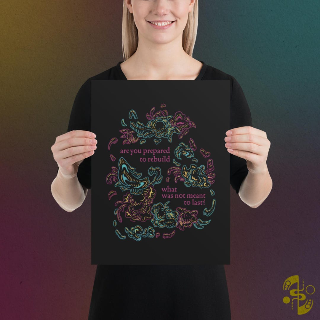 Rebuild Poster - Etsy