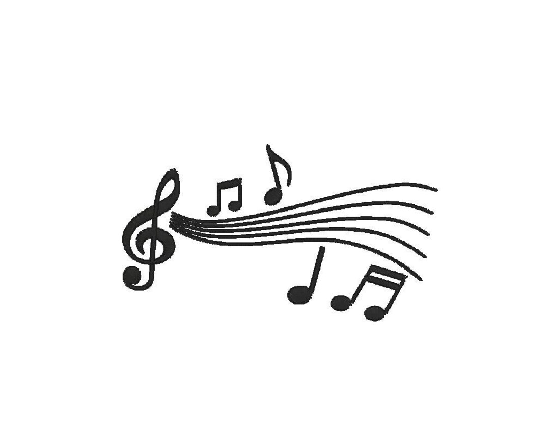 Music Notes Embroidery Design: Musician Embroidery File (digital ...