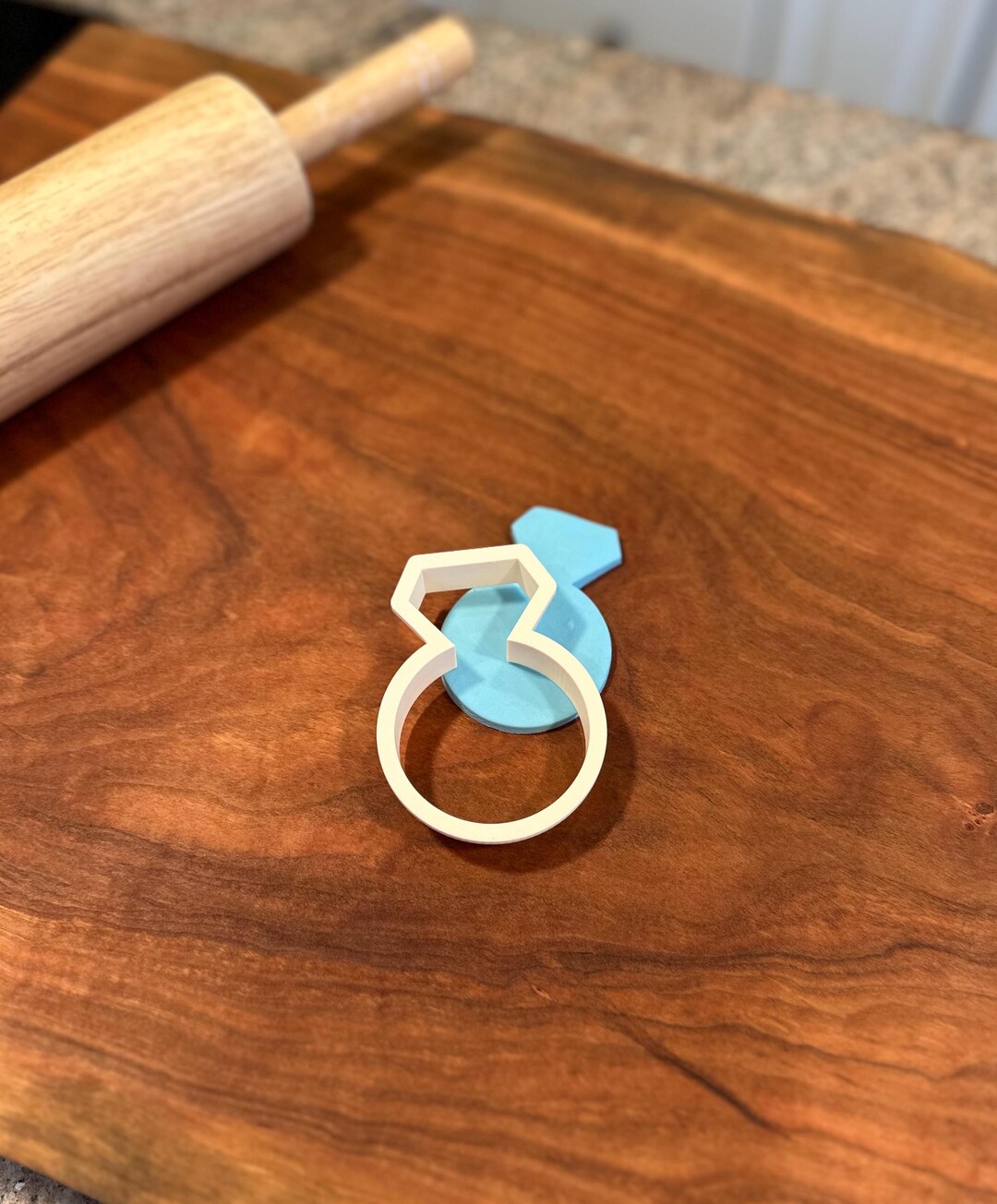 Wedding Ring Cookie Cutter: Bridal Shower Favor, Craft Clay Cutter - Etsy