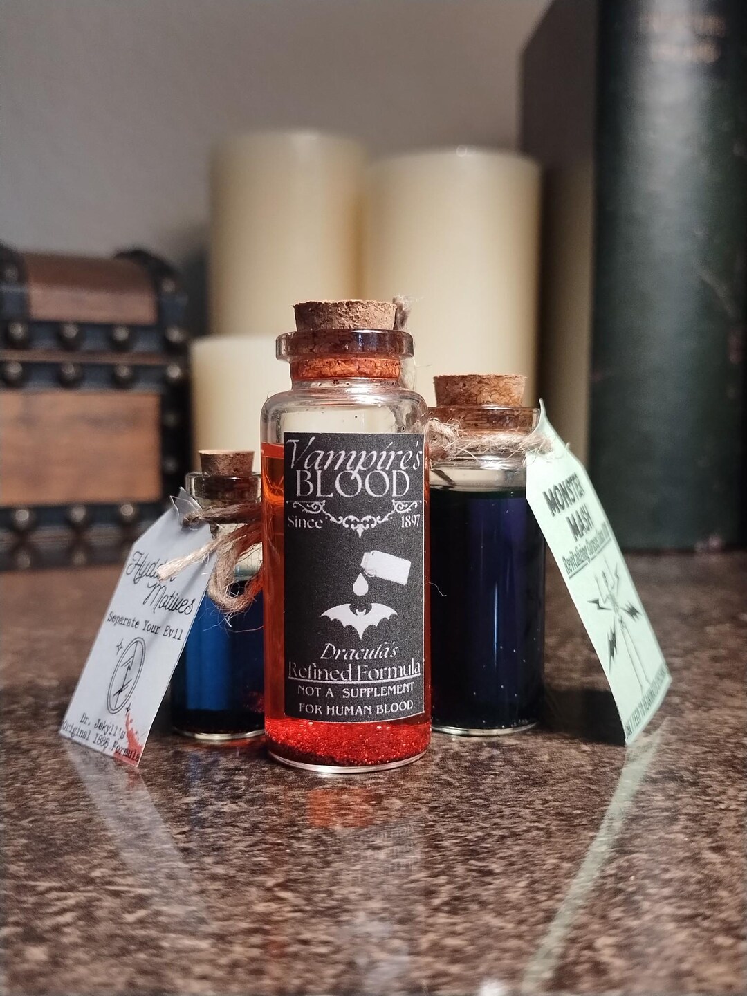 Decorative Horror Potion Set - Etsy