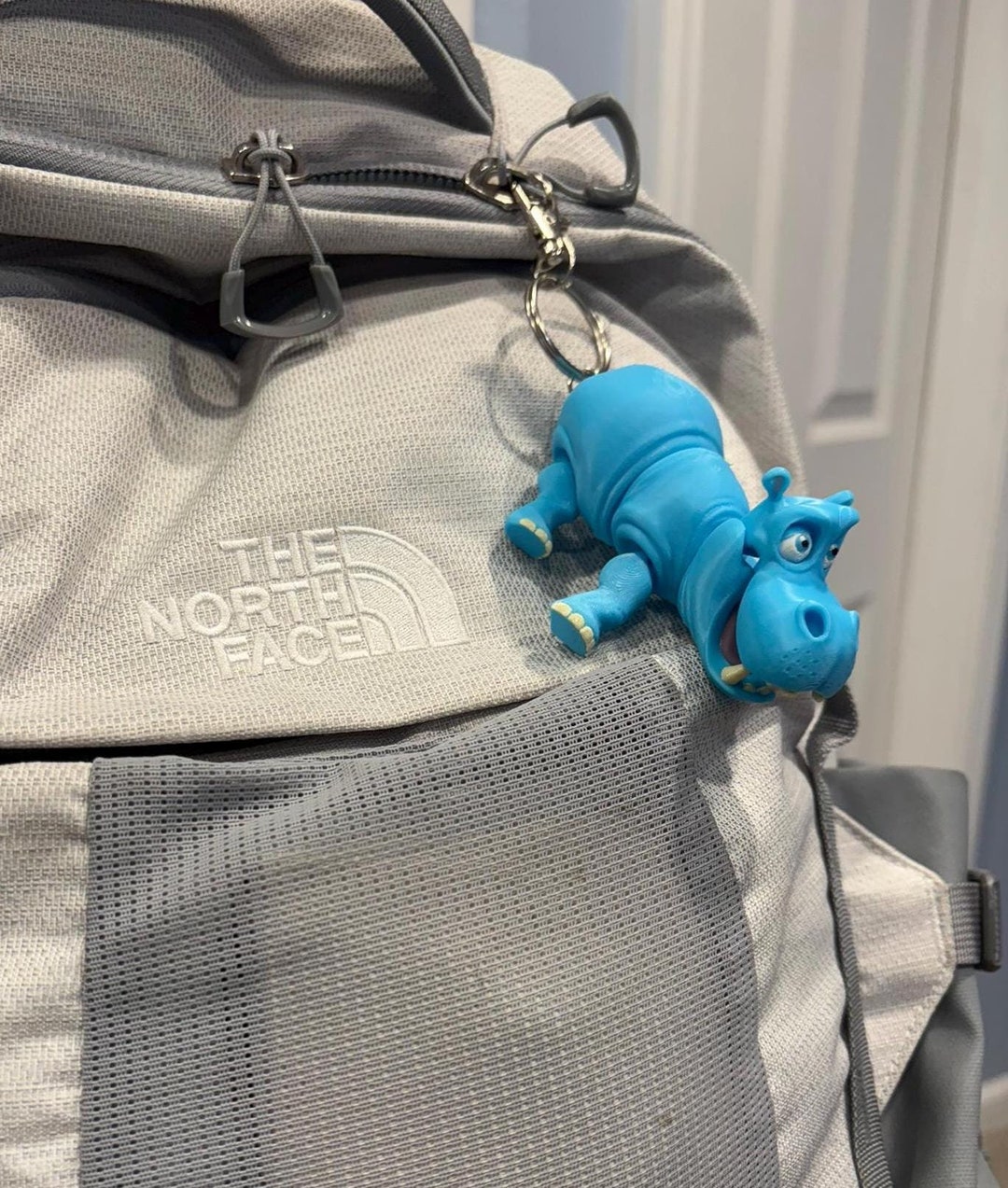 Flexi Hippo Keychain (hippopotamus) - Awesome Blue Hippo for Your Bag ...