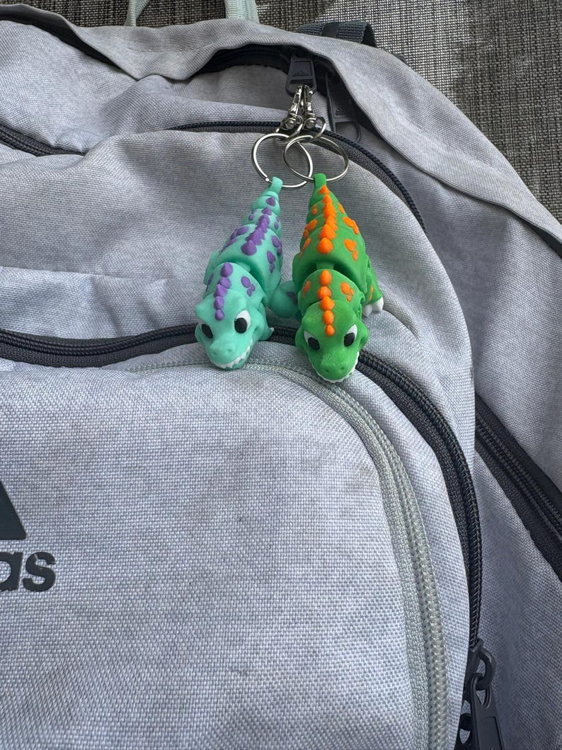 Flexible T-rex Dino Keychain - New Model!! - Super Cute Dinosaur Bag ...