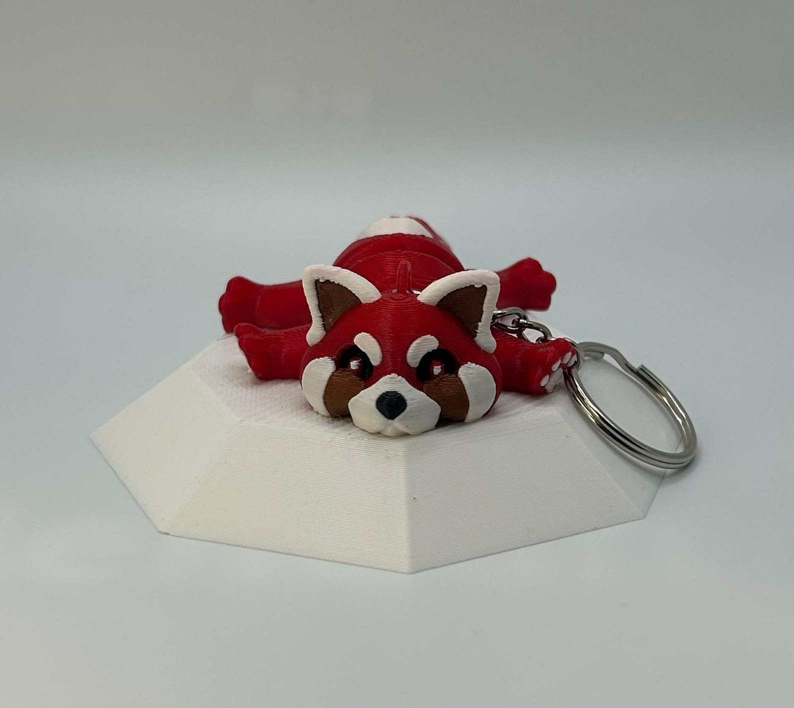 Red Panda Keychain - Etsy
