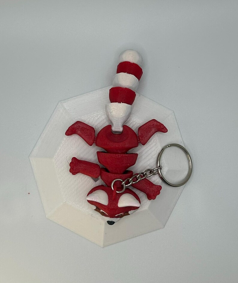 Red Panda Keychain - Etsy