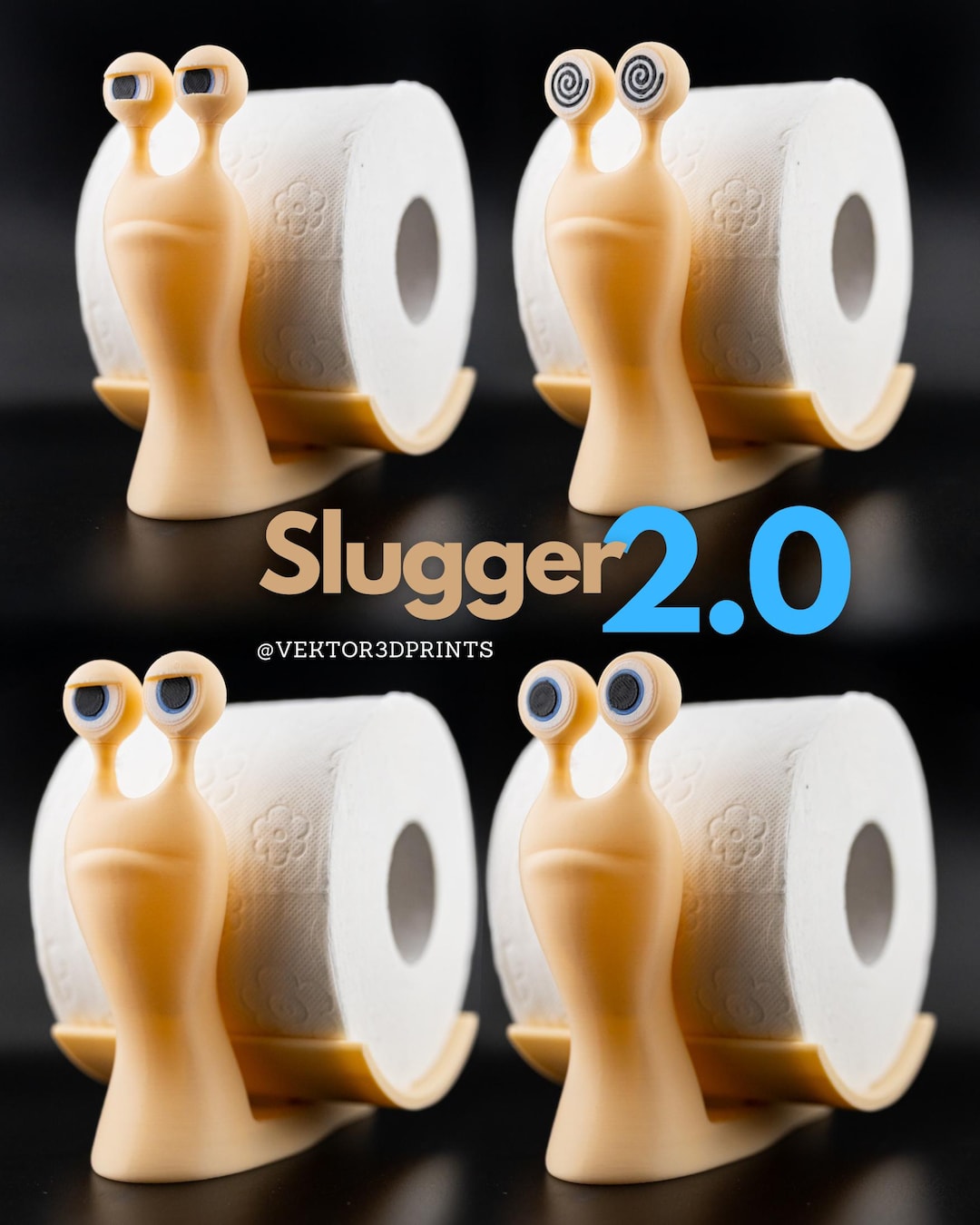 SLUGGER! Fun Snail Toilet Paper Holder – Quirky Bathroom Accessory ...