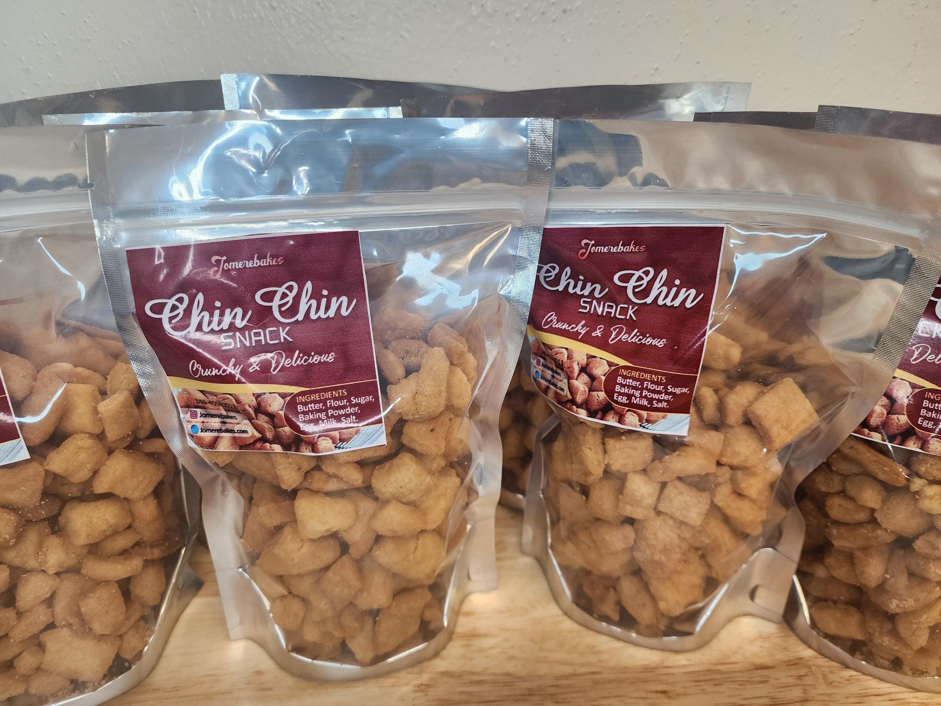 Homemade Nigerian Chin Chin Snack Fried Cookie Dough African Street ...