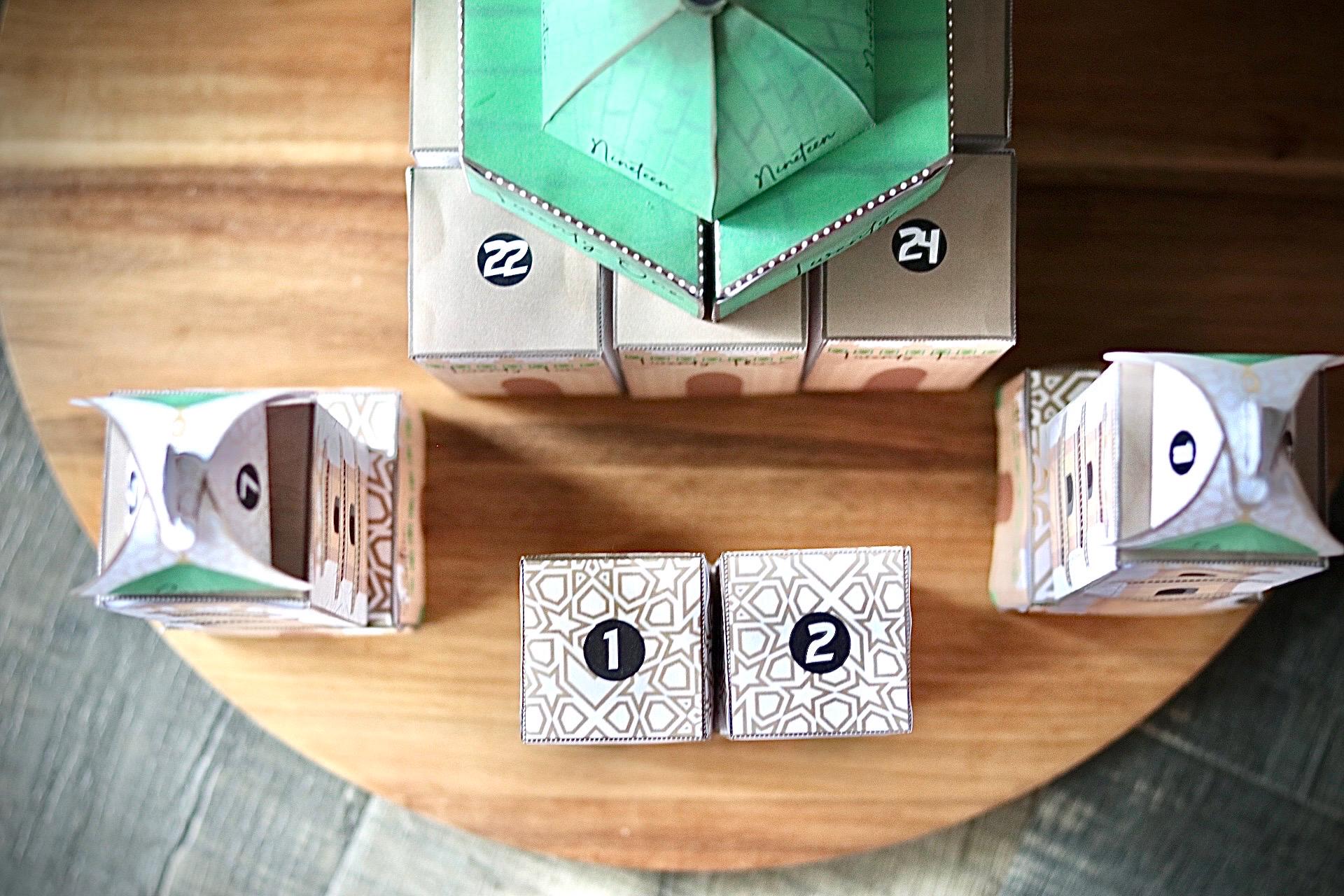 Ramadan Mosque Advent Calendar - Printable DIY PDF With Folding ...