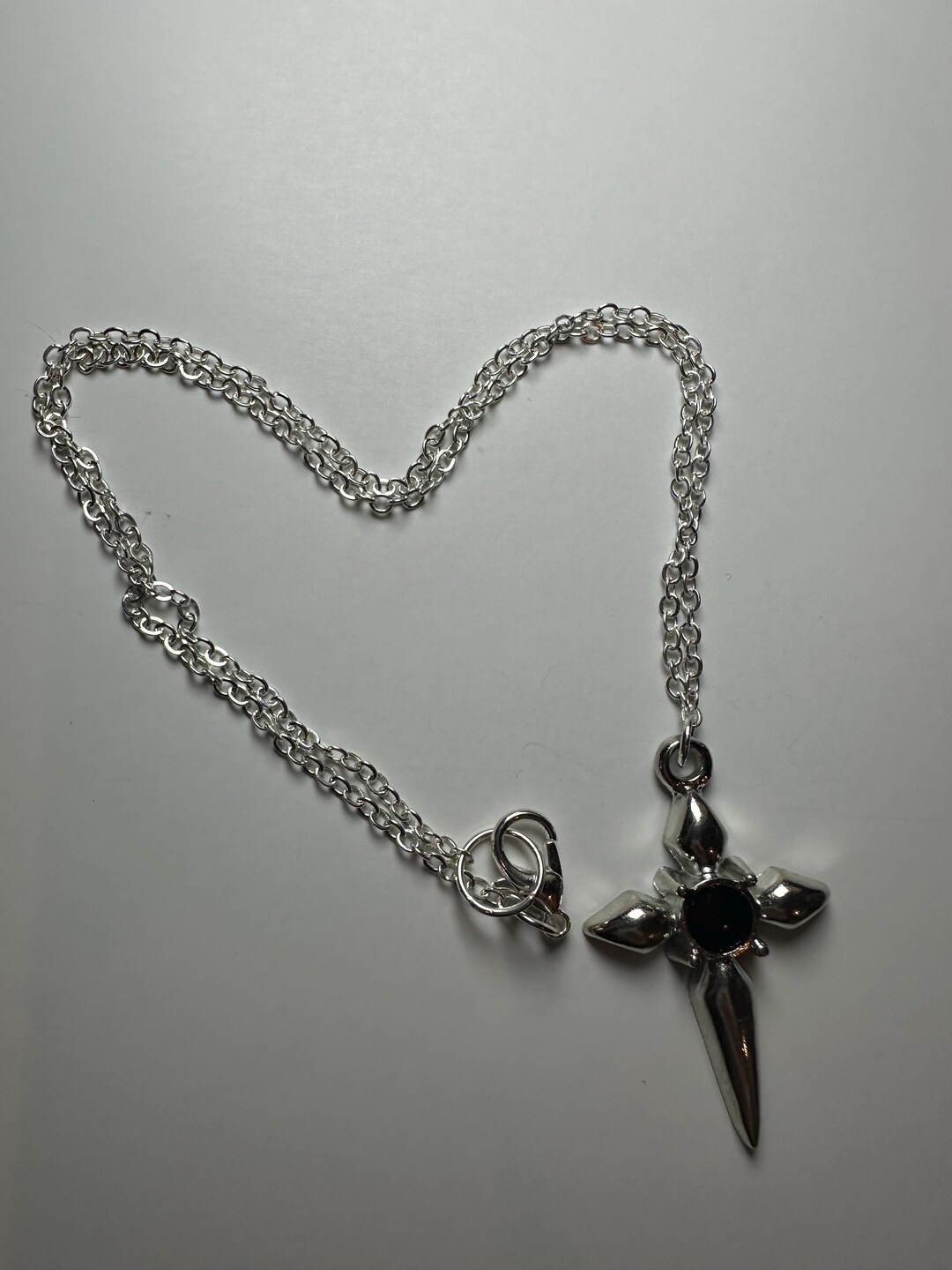 Dagger Cross Necklace - Etsy