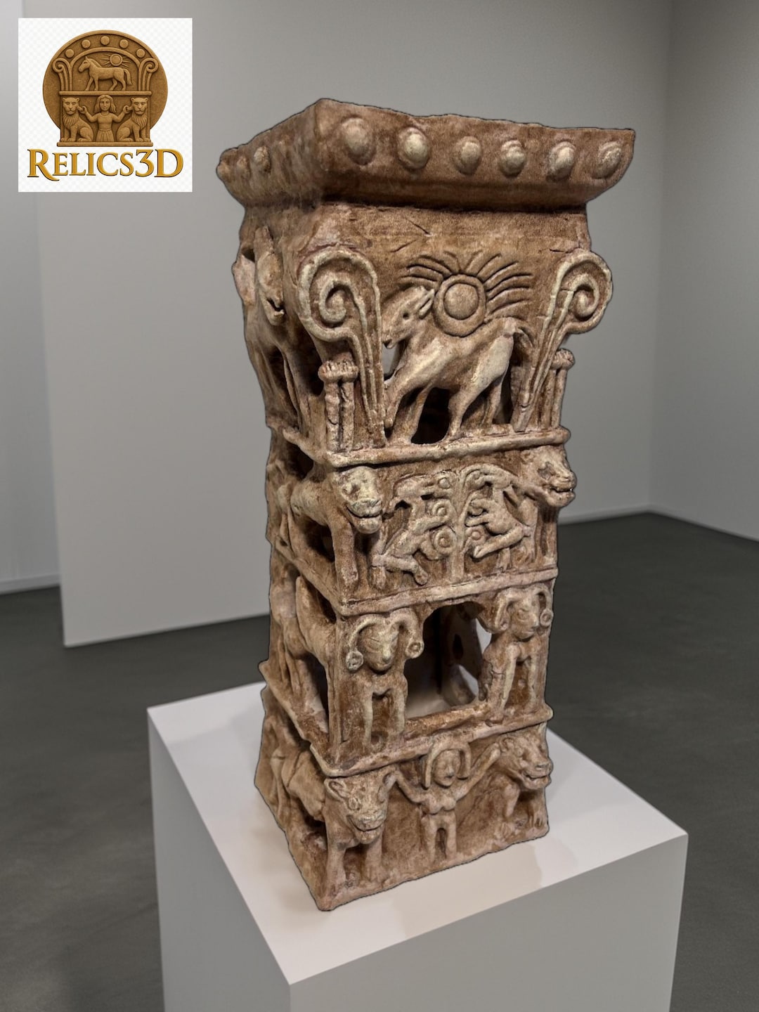 Taanach Cult Stand Replica: Ancient Israel Biblical Artifact - Etsy
