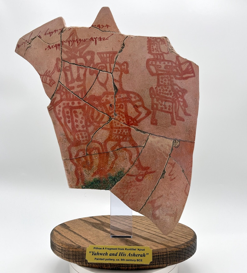 Kuntillet ʿajrud ‘yahweh & his asherah’ Replica – 1:1 Scale Pithos A ...