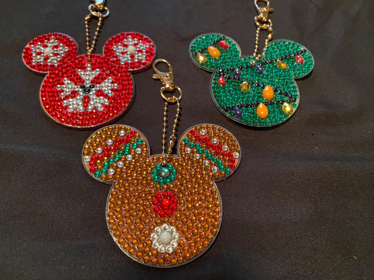 Merry Mickey Christmas Keychains - Etsy