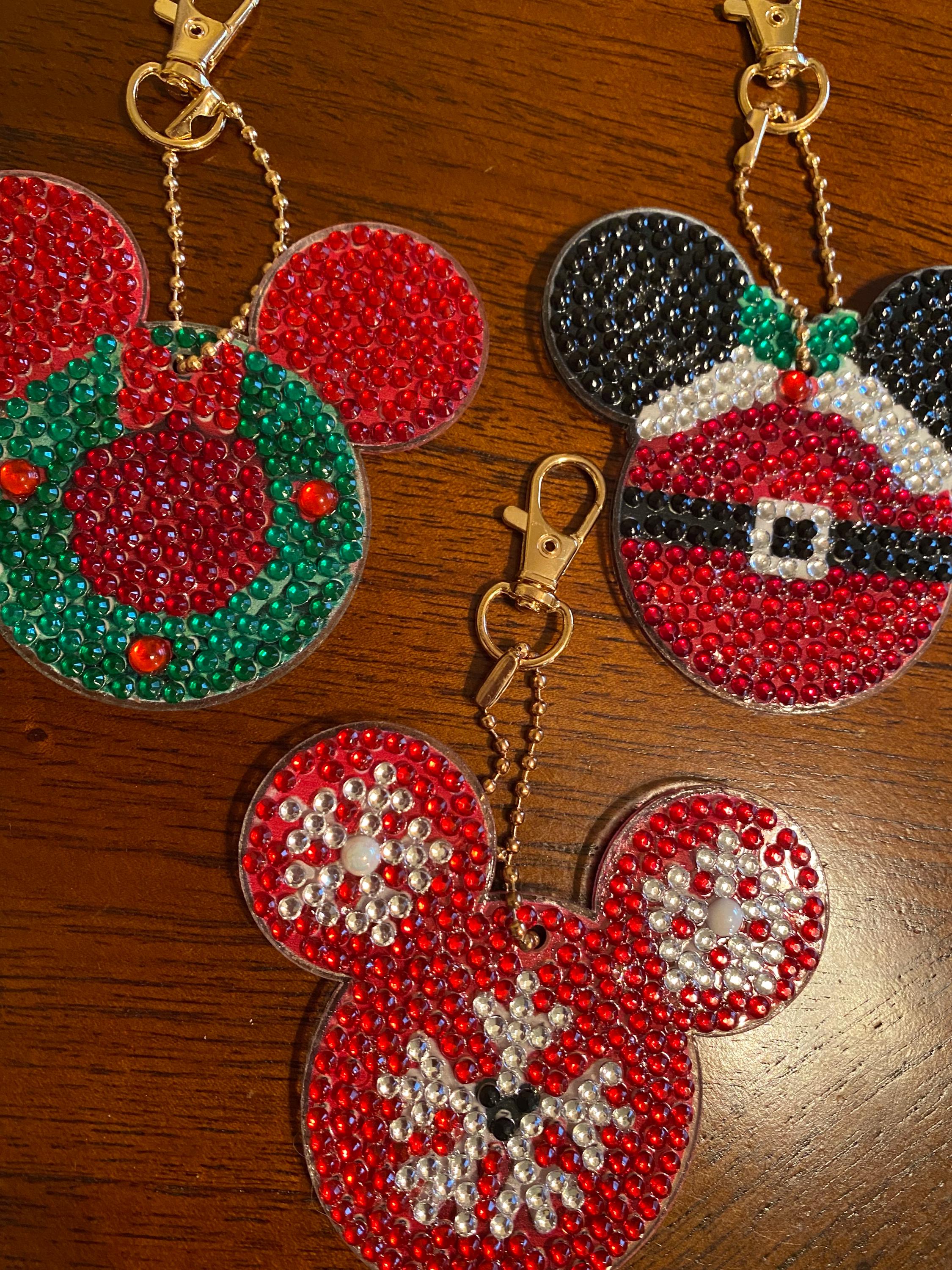 Merry Mickey Christmas Keychains - Etsy