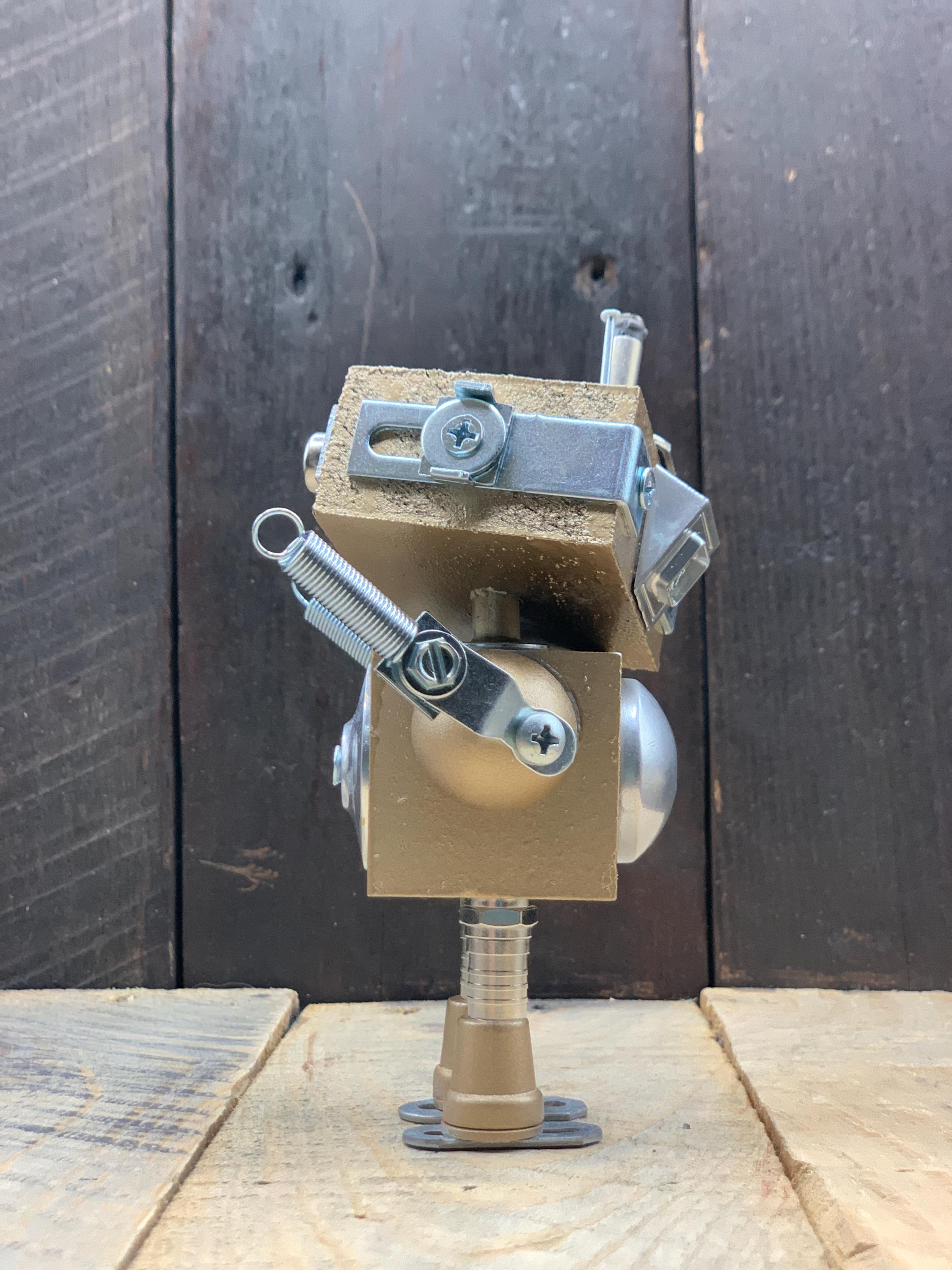 Goldie | Retro Robot | Asimov Robot | Retro Future Robot | Upcycled ...