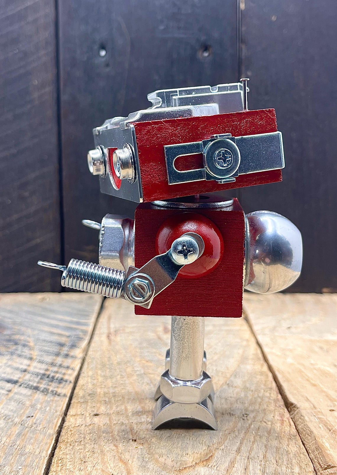 Val | Retro Robot | Asimov Robot | Retro Future Robot | Upcycled Robot ...