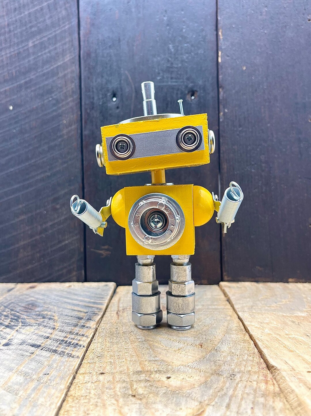 Happy | Retro Robot | Asimov Robot | Retro Future Robot | Upcycled ...