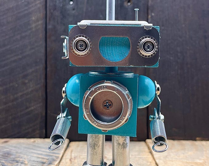 Kal | Retro Robot | Asimov Robot | Retro Future Robot | Upcycled Robot ...
