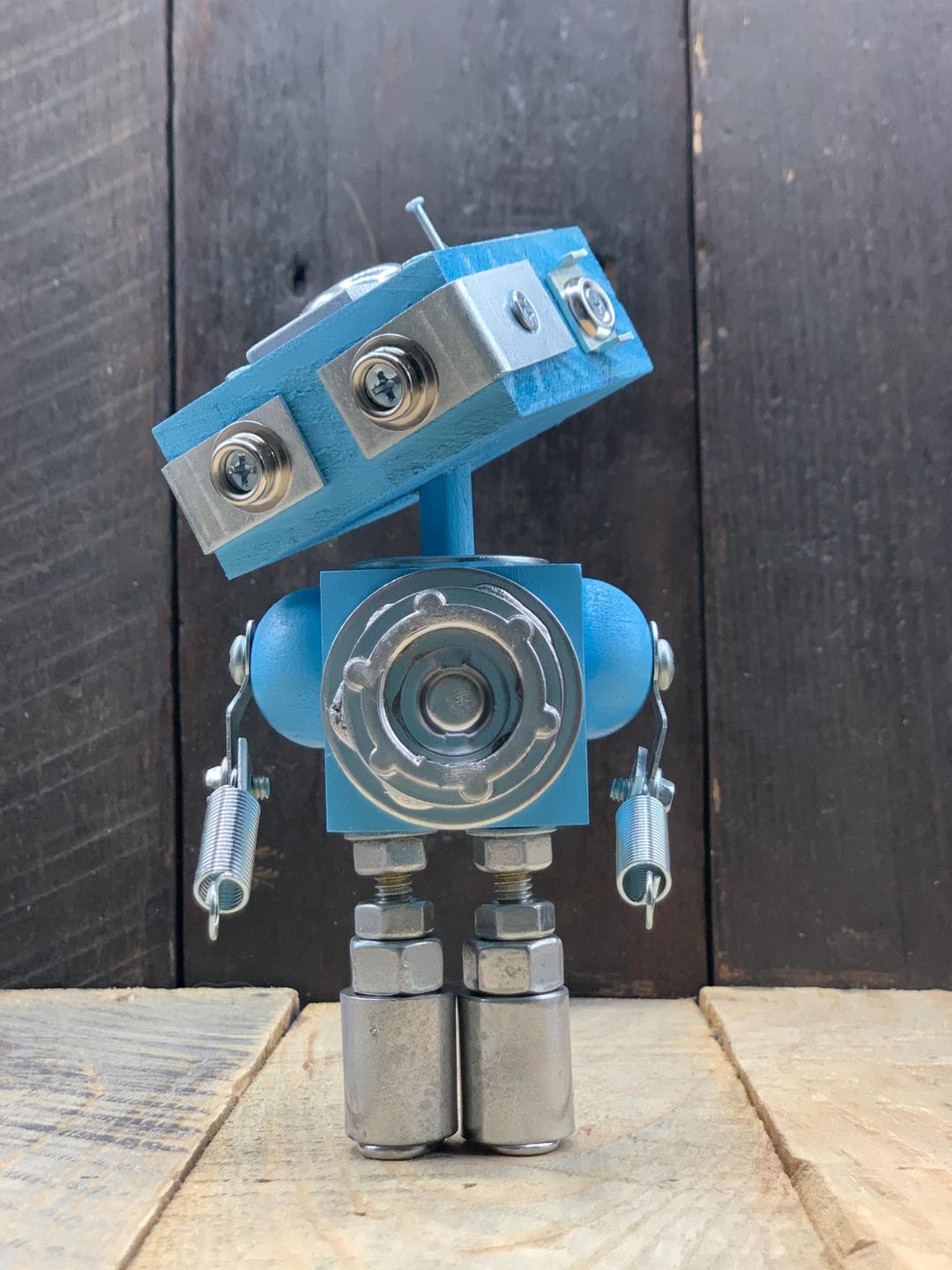 Bleu | Retro Robot | Asimov Robot | Retro Future Robot | Upcycled Robot ...
