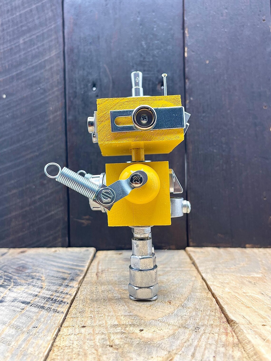 Happy | Retro Robot | Asimov Robot | Retro Future Robot | Upcycled ...